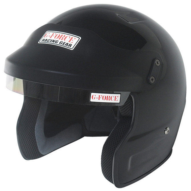 G-Force Pro Phenom Open Face Racing Helmet, SA2010, Black, Size Large ...